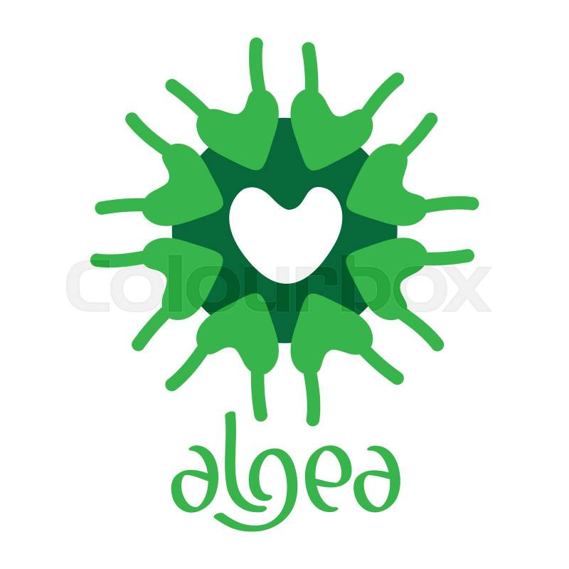 Microscobic Algea Icon and Logo Design | Colourbox